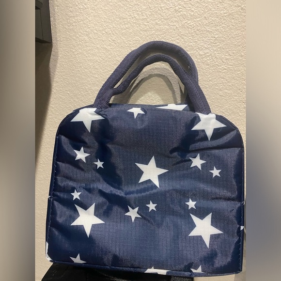 Boutique | Bags | Stars Lunch Bag Blue And White | Poshmark